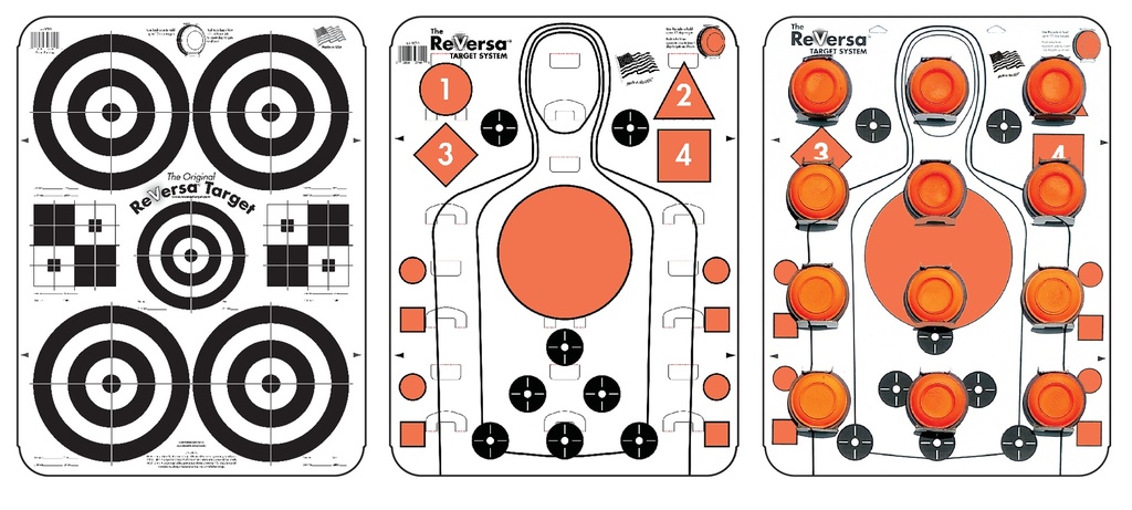 REVERSA TARGET SILHOUETTE AND TARGET RINGS RCT-1 | Gary's Gun Shop